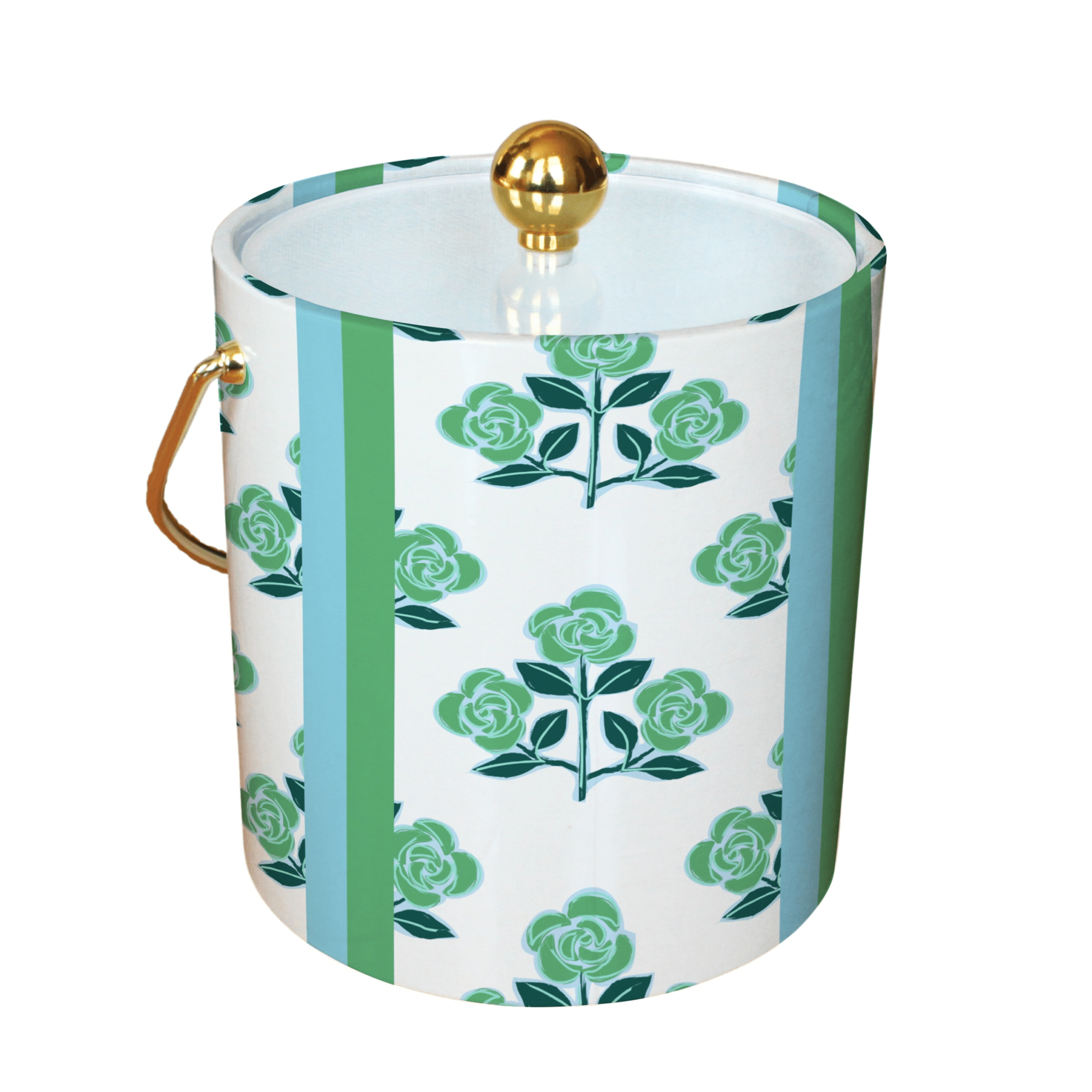 Block Print Ice Buckets - Betty Green. Block Print Ice Buckets - Betty ...